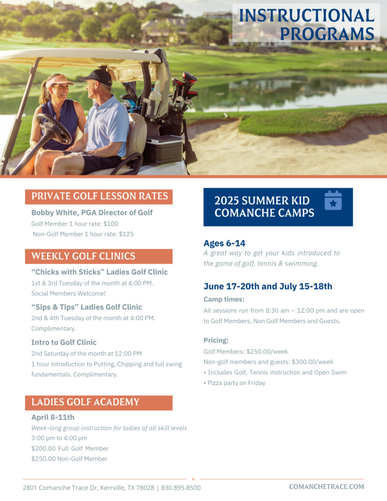 Instructional Programs - Comanche Trace